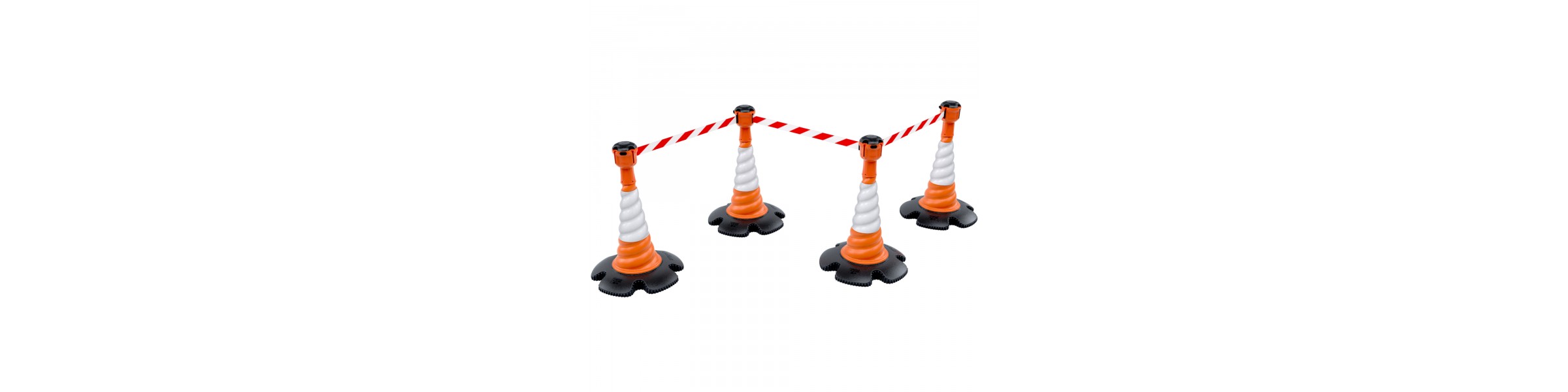Skipper Retractable Barrier System | Retractable Barrier Cone Toppers | UK Made | Fast Delivery